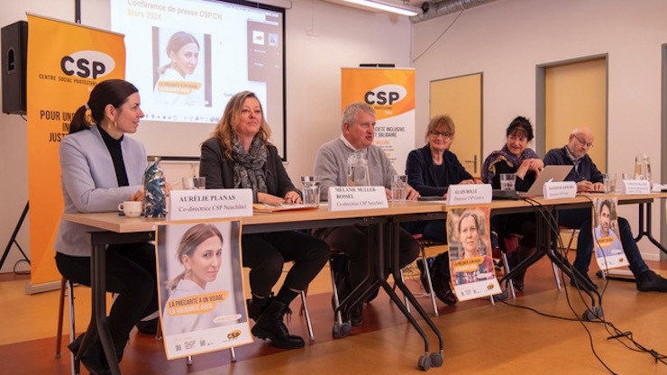 Précarité des jeunes – conférence de presse des quatre CSP - CSP Genève